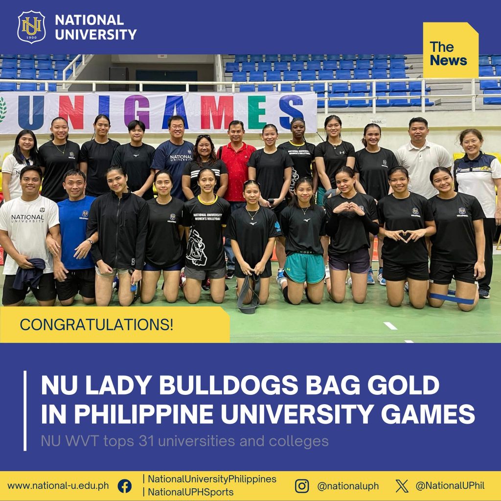 NU Lady Bulldogs bag gold in UniGames | National University